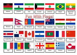 Fun with Flags - Quiz | Teaching Resources