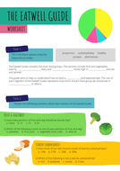 Eatwell Guide lesson (KS3 Food Technology) | Teaching Resources
