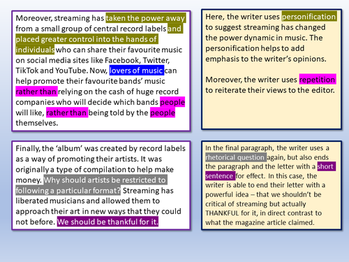 English KS3 Letters | Teaching Resources