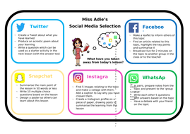 Social Media Selection | Teaching Resources