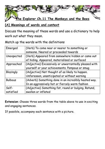 Y3/4 Chapter 11 The Explorer by Katherine Rundell 1 week whole class ...