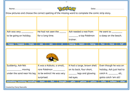 Pokemon Spelling Activities | Teaching Resources