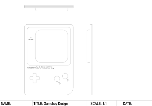 Retro Gameboy Ball Bearing Puzzle Game / DT / Acrylic / Vacuum Forming ...