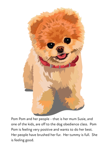 ‘Pom Pom At The Obedience Class’ A Fun Writing And Drawing Activity (4 ...