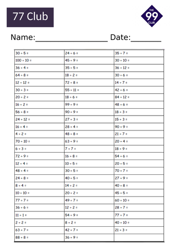 Club 99 | Teaching Resources