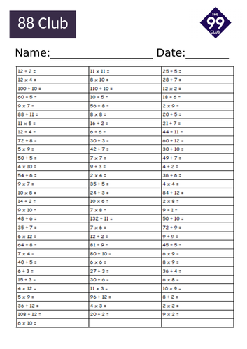 Club 99 | Teaching Resources