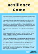 Resilience game | Teaching Resources