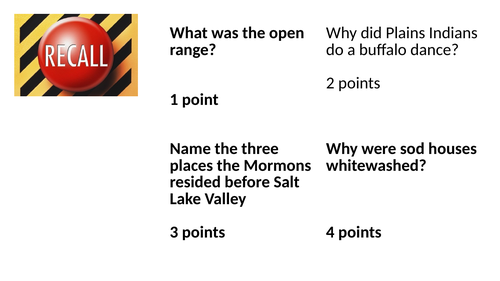 American West SOW Lessons 21-35 | Teaching Resources