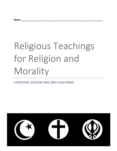 Religious Teachings - Religion & Morality | Teaching Resources