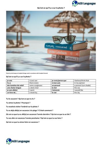 French Holidays Photo Speaking | Teaching Resources