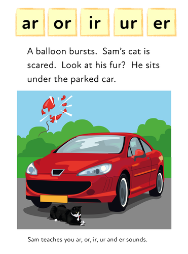 Introduces the phonic sounds ar, or, ir, ur and er | Teaching Resources