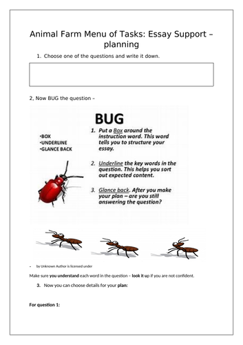 Animal Farm follow up tasks - at Home | Teaching Resources