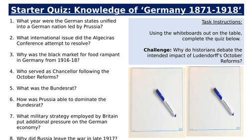 OCR A-Level History: Paper 2 - Democracy and Dictatorships in Germany ...