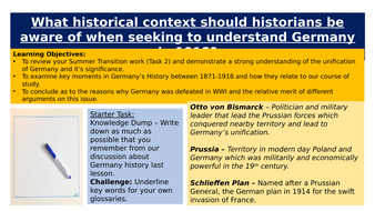 OCR A-Level History: Paper 2 - Democracy and Dictatorships in Germany ...