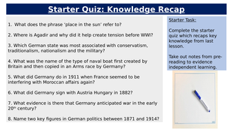 OCR A-Level History: Paper 2 - Democracy and Dictatorships in Germany ...
