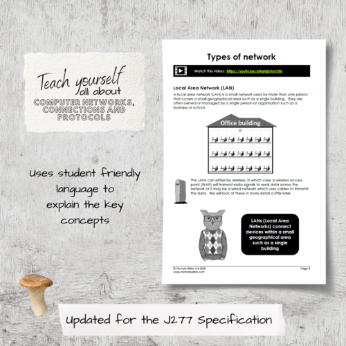 Computer networks, connections and protocols OCR GCSE Computer Science Workbook (J277 ...