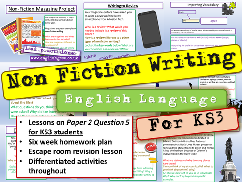 English Year 8 Complete | Teaching Resources