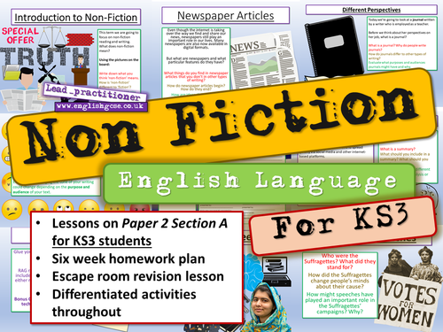 English Year 8 Complete | Teaching Resources