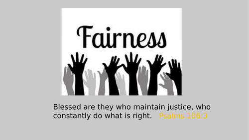 Fairness - Collective Worship | Teaching Resources