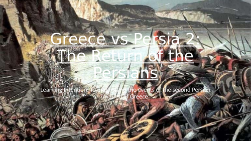 The Battle of Thermopylae | Teaching Resources