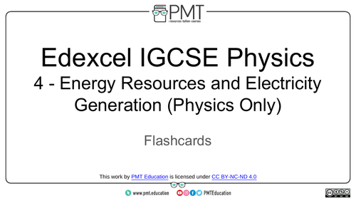 Edexcel IGCSE Physics Flashcards | Teaching Resources