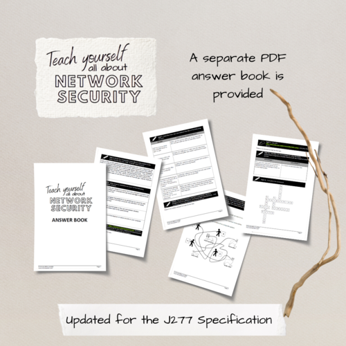 Network Security OCR GCSE Computer Science Workbook (J277) | Teaching Resources
