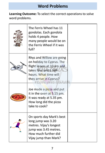 Word Problems - Mixed Operations - AQA Entry Level Maths | Teaching ...