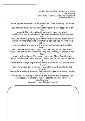 Harry Potter Reading Task | Teaching Resources