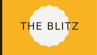 WW2 The Blitz PPT | Teaching Resources