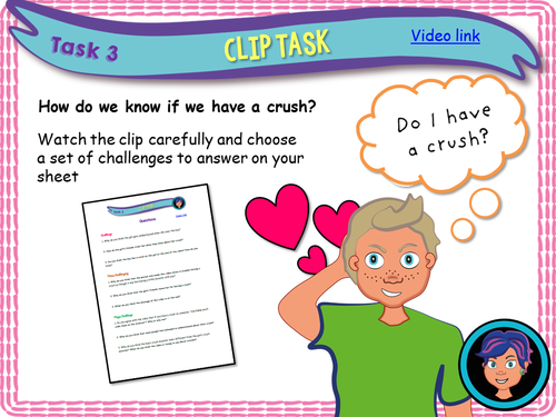 Attraction and Crushes PSHE | Teaching Resources