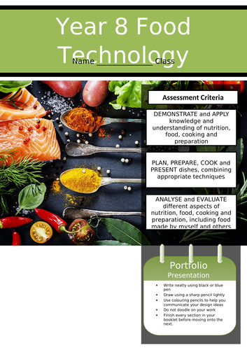 COMPLETE SOW - KS3 Food Technology | Teaching Resources