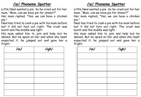Phase 5 Phonics /ie/ (Letters & Sounds) | Teaching Resources