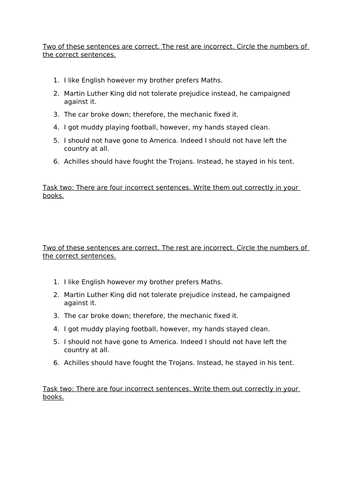 Grammar and literacy resources - print and go | Teaching Resources