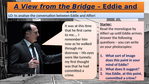A View from the Bridge - full SoW | Teaching Resources