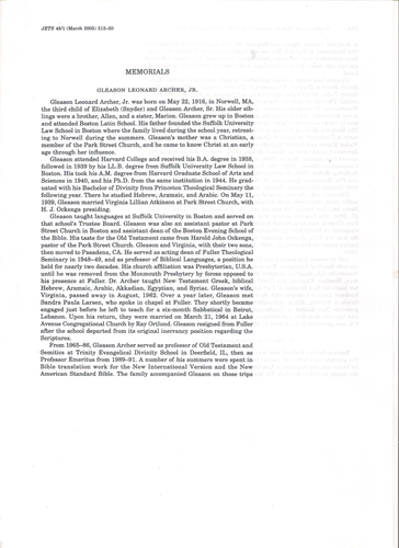 Gleason Archer Jr (1916-2004) | Teaching Resources
