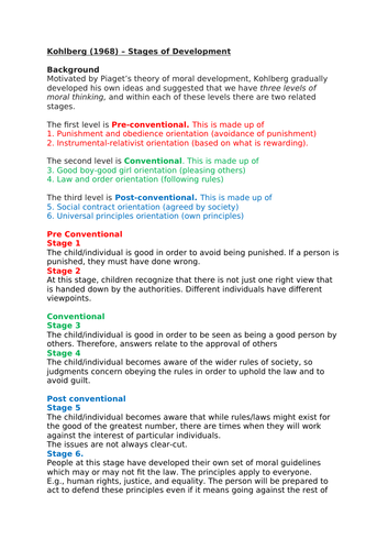 Core studies (A LEVEL) -OCR Psychology | Teaching Resources