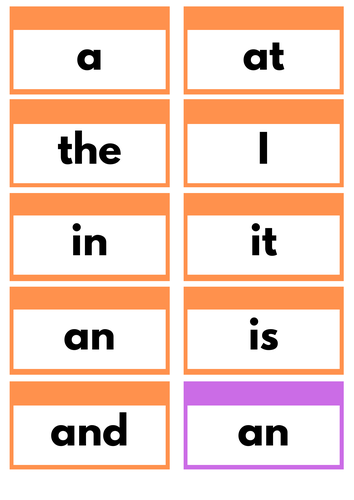 NLC - Common Words | Teaching Resources