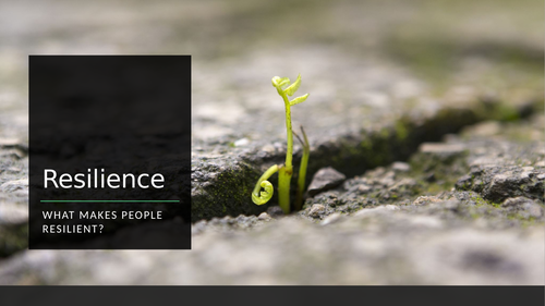 Resilience Assembly | Teaching Resources