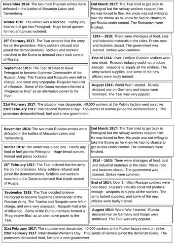 February Revolution 1917 | Teaching Resources