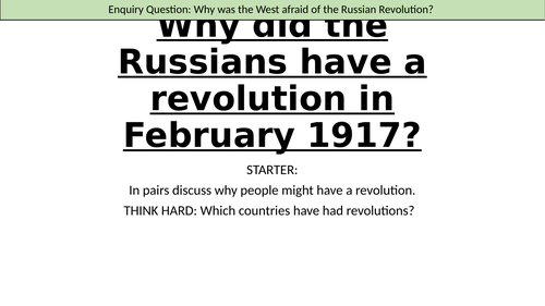 February Revolution 1917 | Teaching Resources