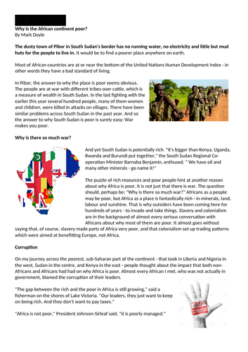 KS3 scheme of learning - Globalisation | Teaching Resources