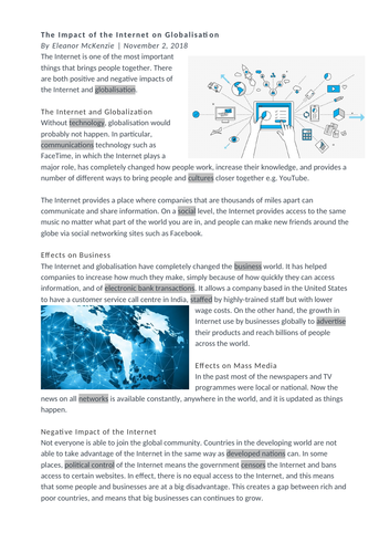 KS3 scheme of learning - Globalisation | Teaching Resources