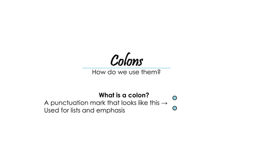 Punctuation and Grammar Revision Slides | Teaching Resources
