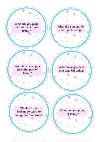 End of the day questions | Teaching Resources