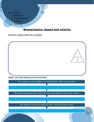 Unit 7: Biomechanics in Sport Science Task A PowerPoint & resources ...