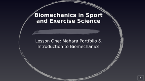 Unit 7: Biomechanics in Sport Science Task A PowerPoint & resources ...
