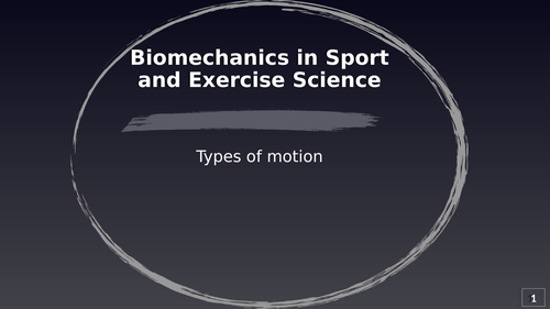 Unit 7: Biomechanics in Sport Science Task A PowerPoint & resources ...