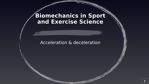 Unit 7: Biomechanics in Sport Science Task A PowerPoint & resources ...