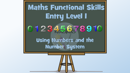 Functional Skills Maths - Entry Level 1 - Numbers to 20 - PowerPoint ...