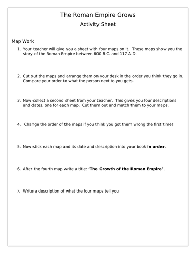 Growth of the Roman Empire | Teaching Resources